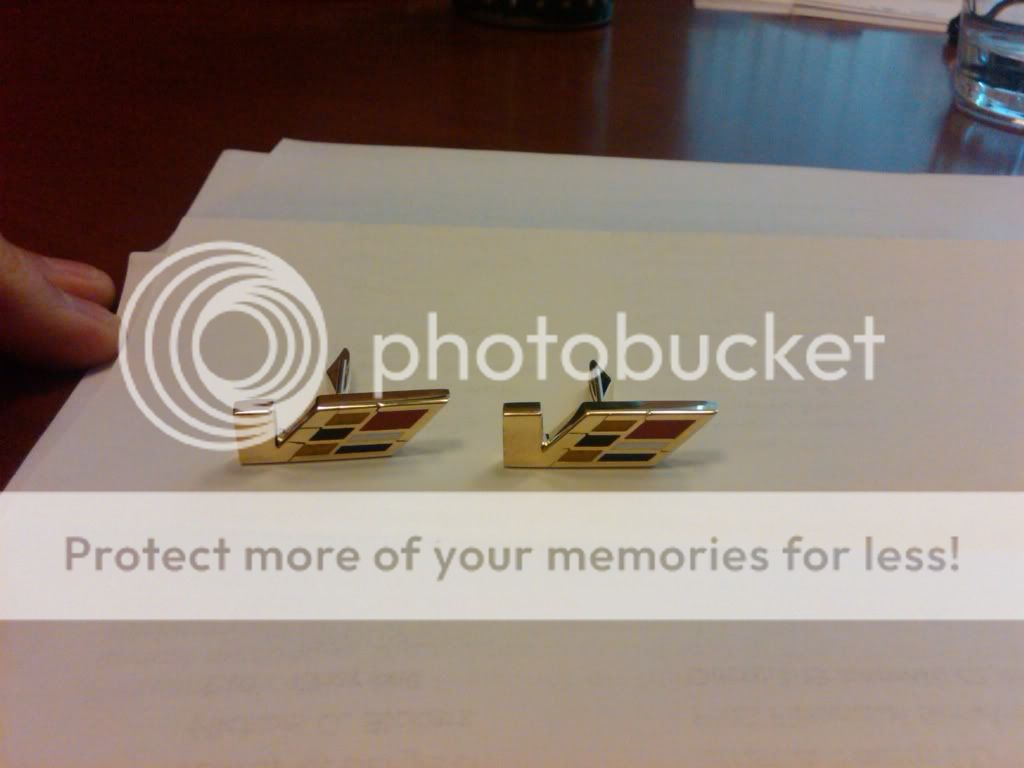 V Cufflinks custom | Cadillac Owners Forum