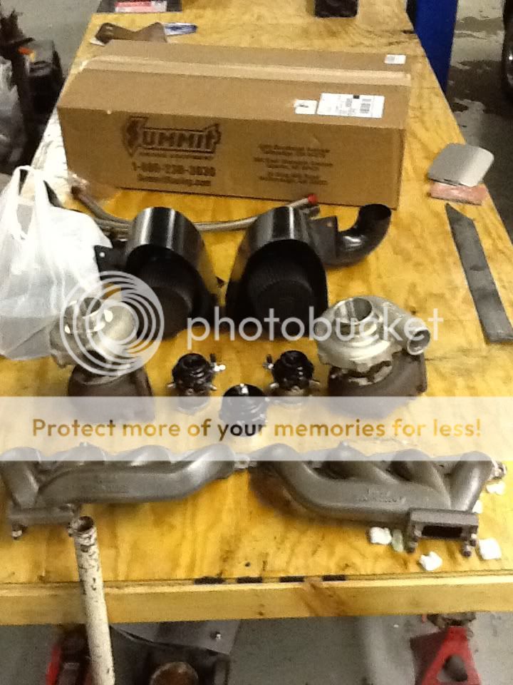 Turbo technology c5 twin turbo partial kit...not rear mount like sts ...