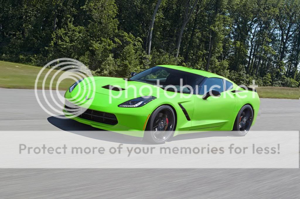 Photoshop request... I'm going to be wrapping C7 in Verde Ithaca Paint ...