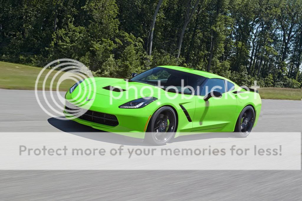 Photoshop request... I'm going to be wrapping C7 in Verde Ithaca Paint ...